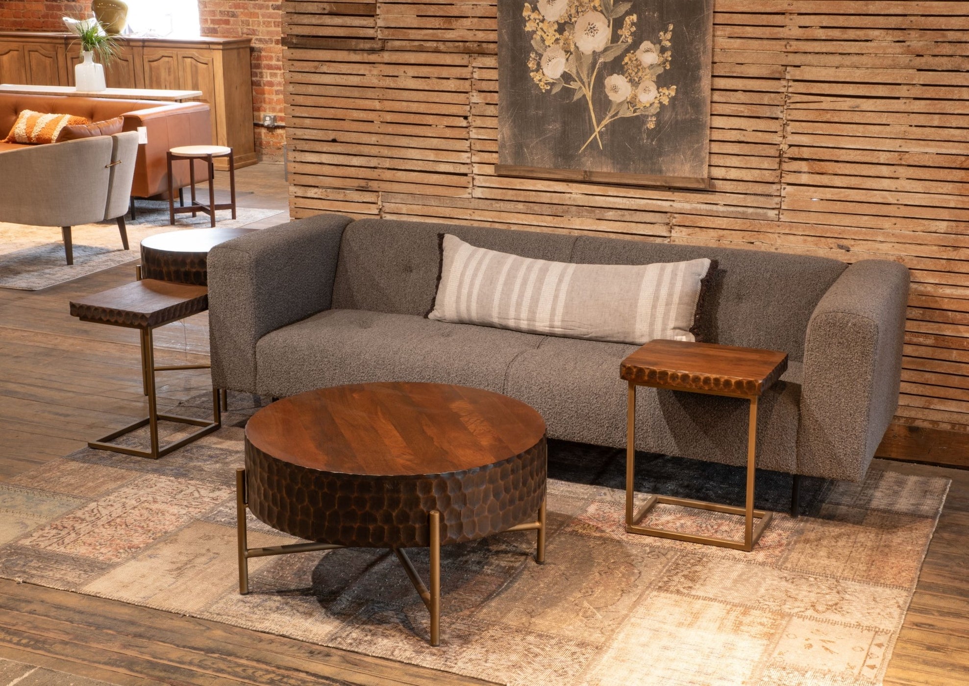 Vallarta Mango Wood Modern Side Table - World Interiors