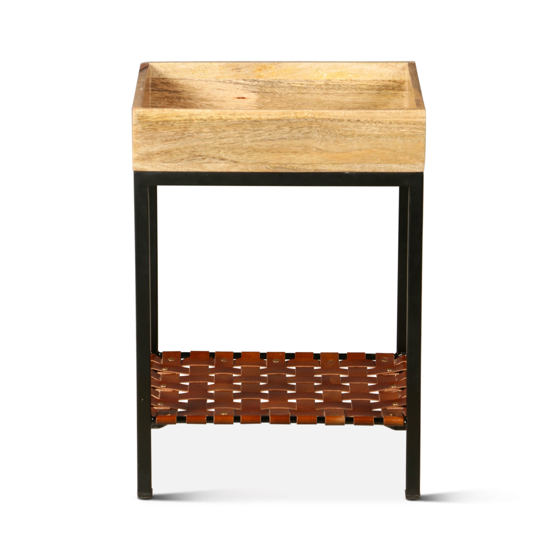 Handcrafted solid hardwood side tables — World Interiors