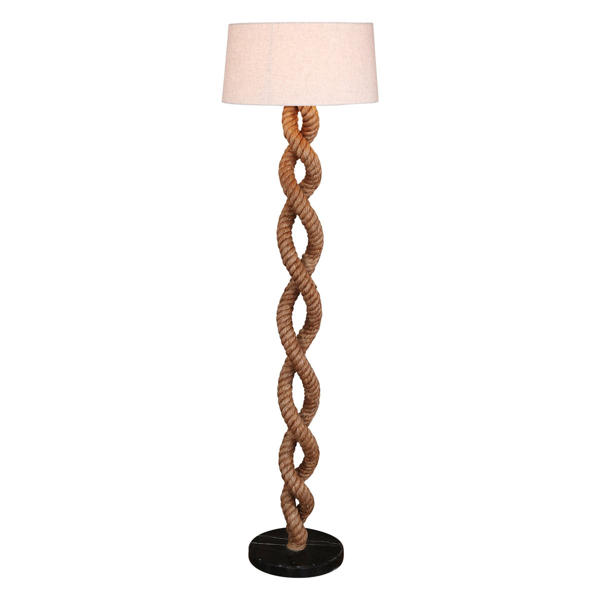 Heritage Rope Floor Light - World Interiors