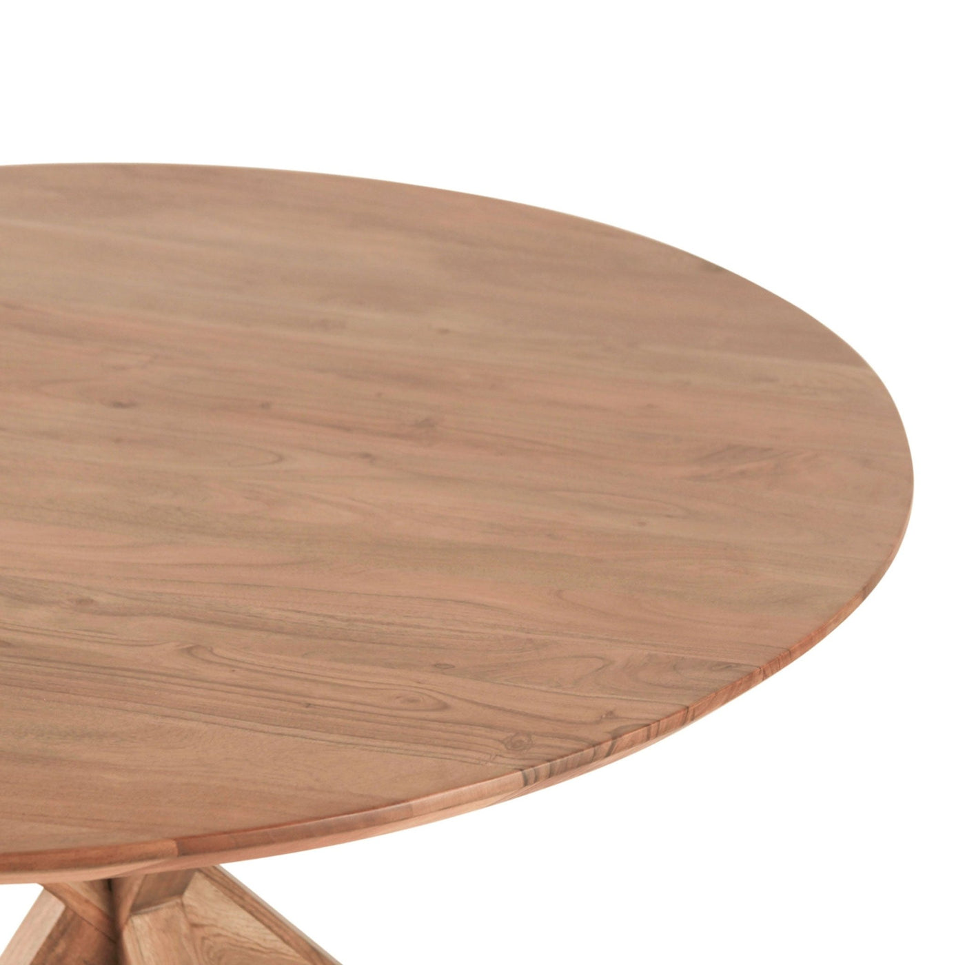 Stockholm Acacia Round Dining Table - World Interiors