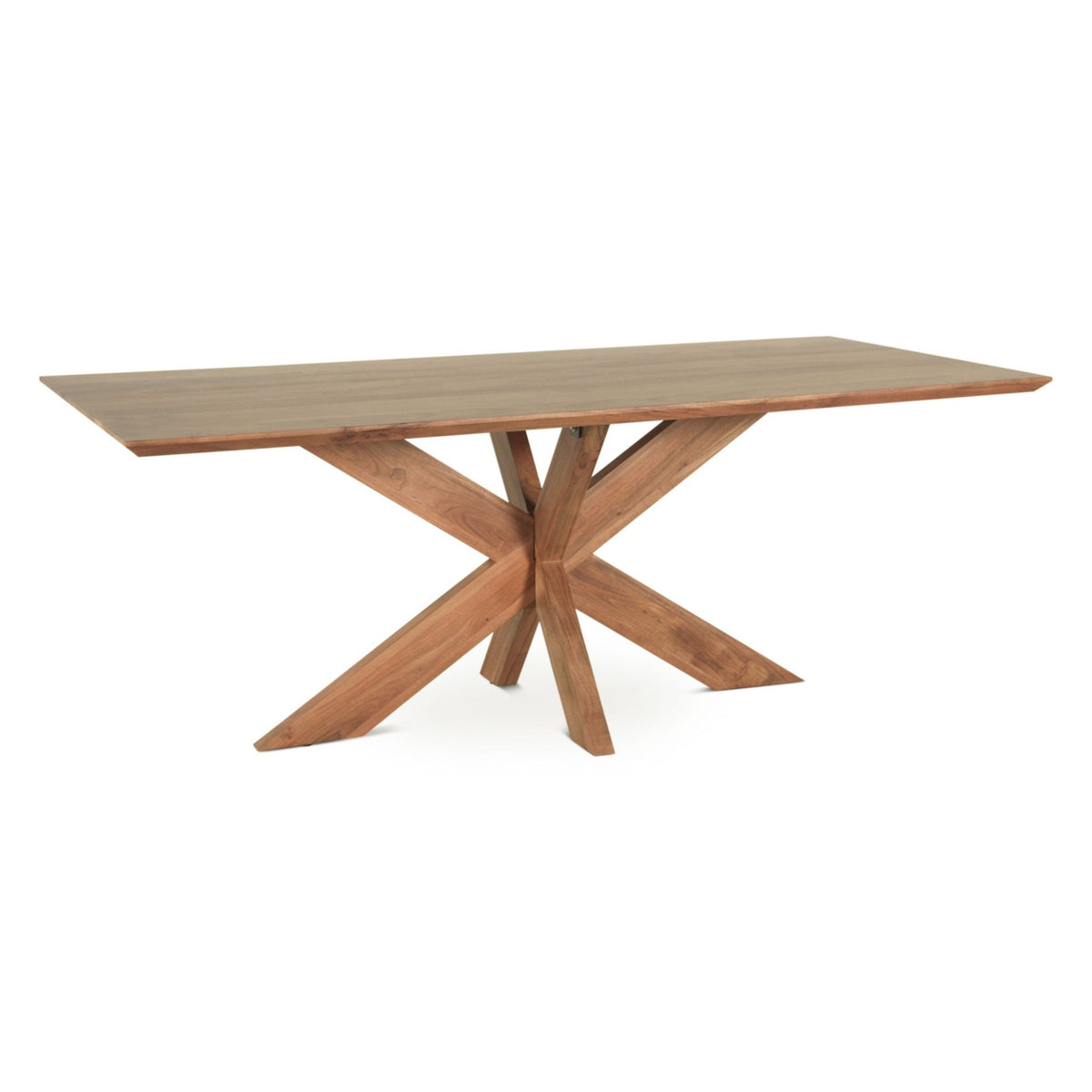 Stockholm Weathered Acacia Dining Table - World Interiors