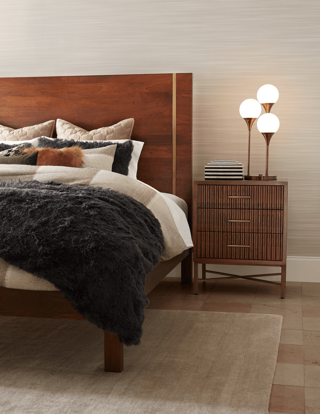 Manhattan Mid-Century Modern Night Chest - World Interiors