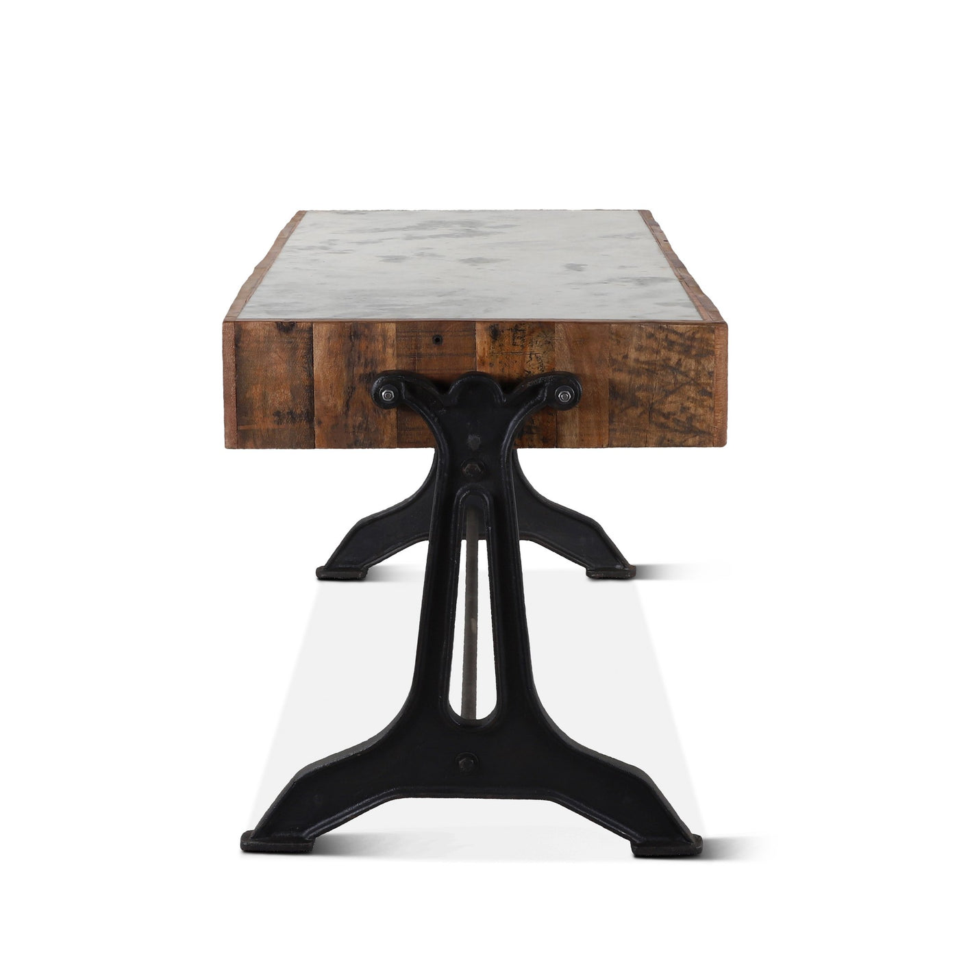 Melbourne Reclaimed Rustic Writing Desk - World Interiors