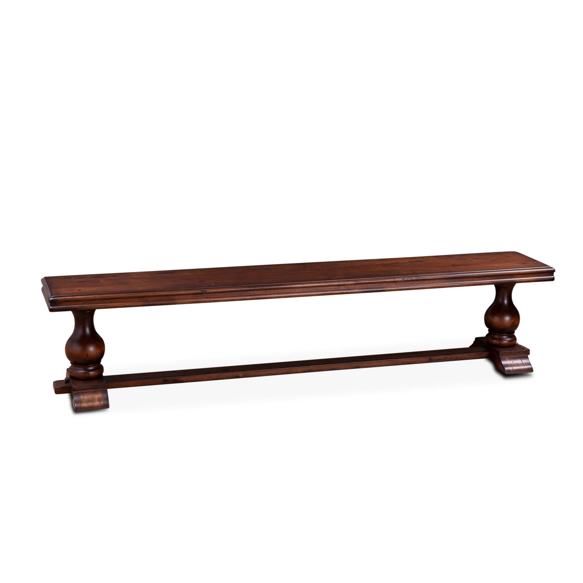 Tuscany 82" Dining Bench in Rich Chestnut - World Interiors