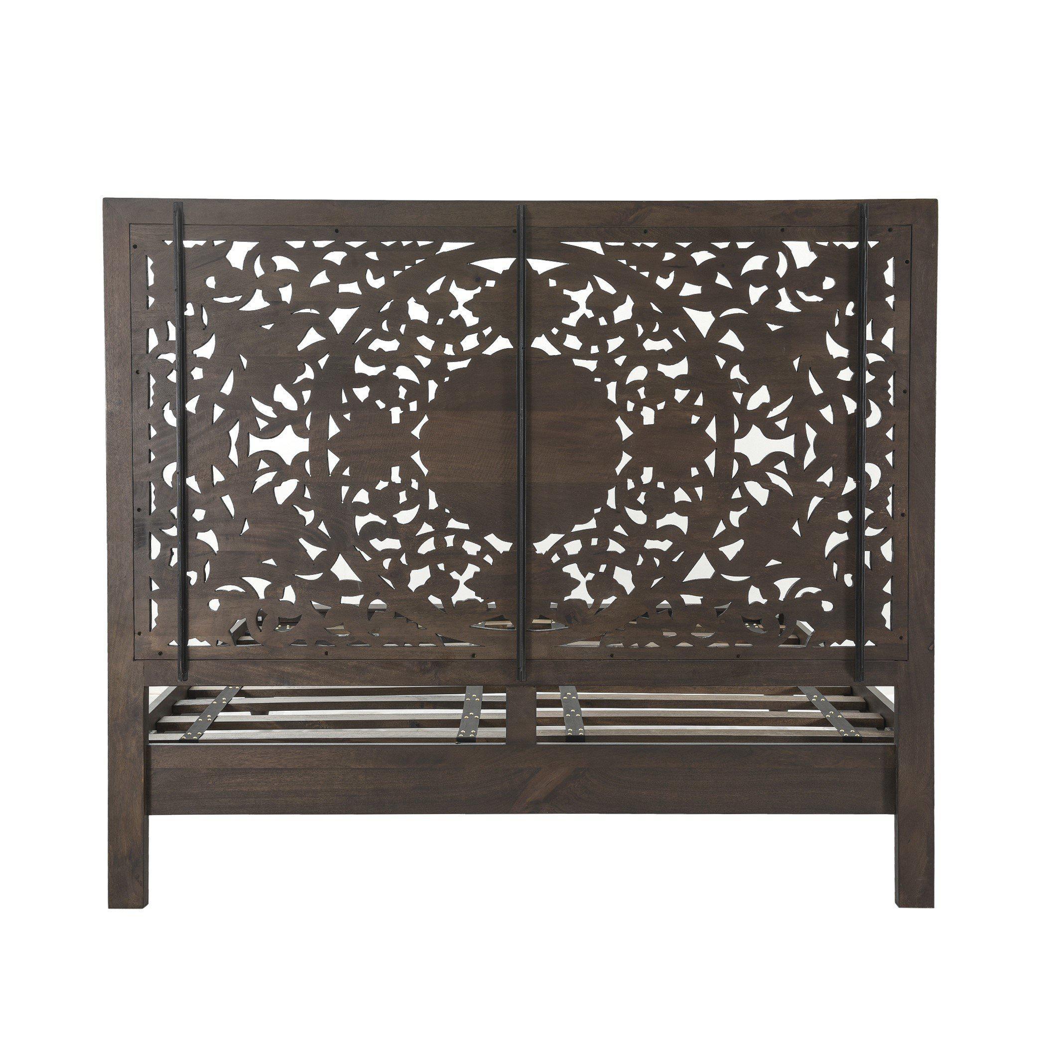 Haveli Traditional Handcarved Bed — World Interiors