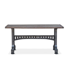 Sterling 66-Inch Cast Iron Console Table — World Interiors