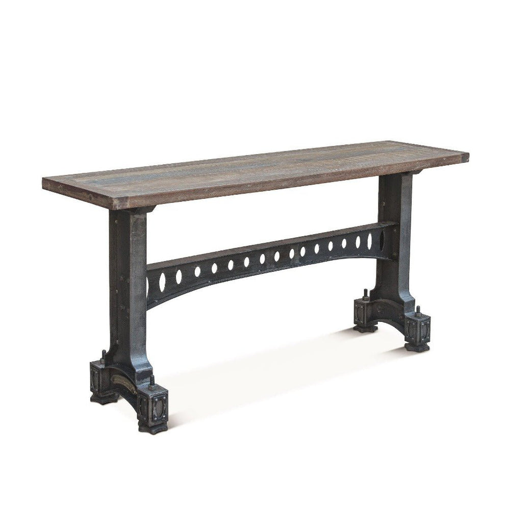 Sterling 66-Inch Cast Iron Console Table — World Interiors
