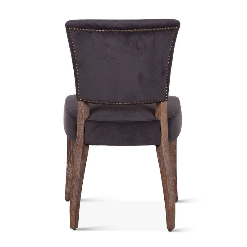 Portia Upholstered Oak Frame Dining Chair - World Interiors
